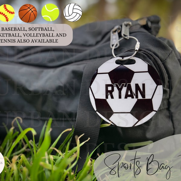Soccer Bag Tags - Etsy