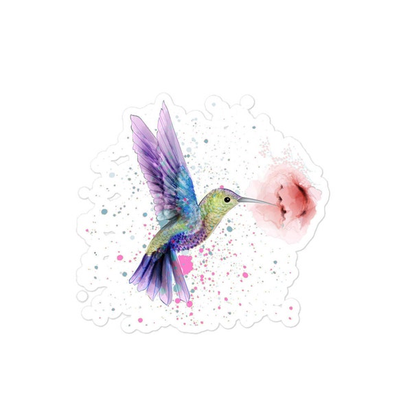 Hummingbird Sticker - Etsy