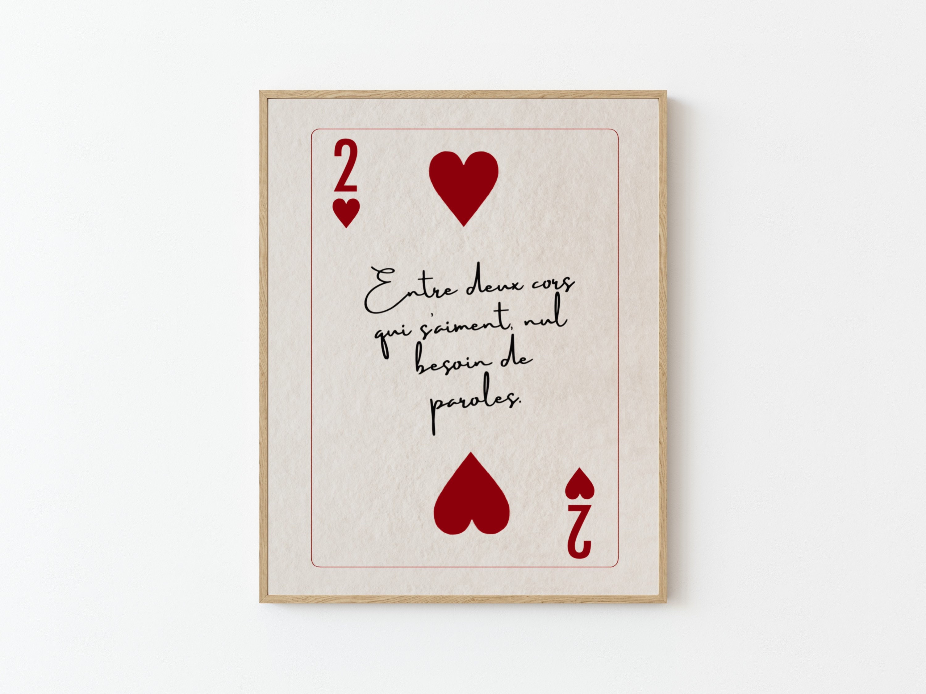 Ace of Hearts Print, Mid Century Modern Art, Exhibition Poster Ace ...