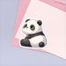 Cute Panda Looking Amazed Sticker - Etsy