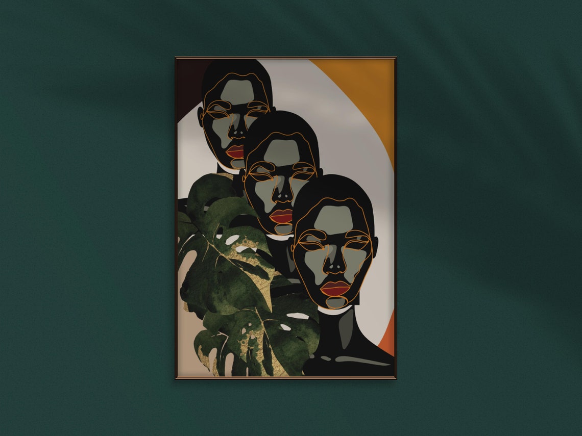 Black Digital Art Print Black Wall Art Instant Downloads - Etsy