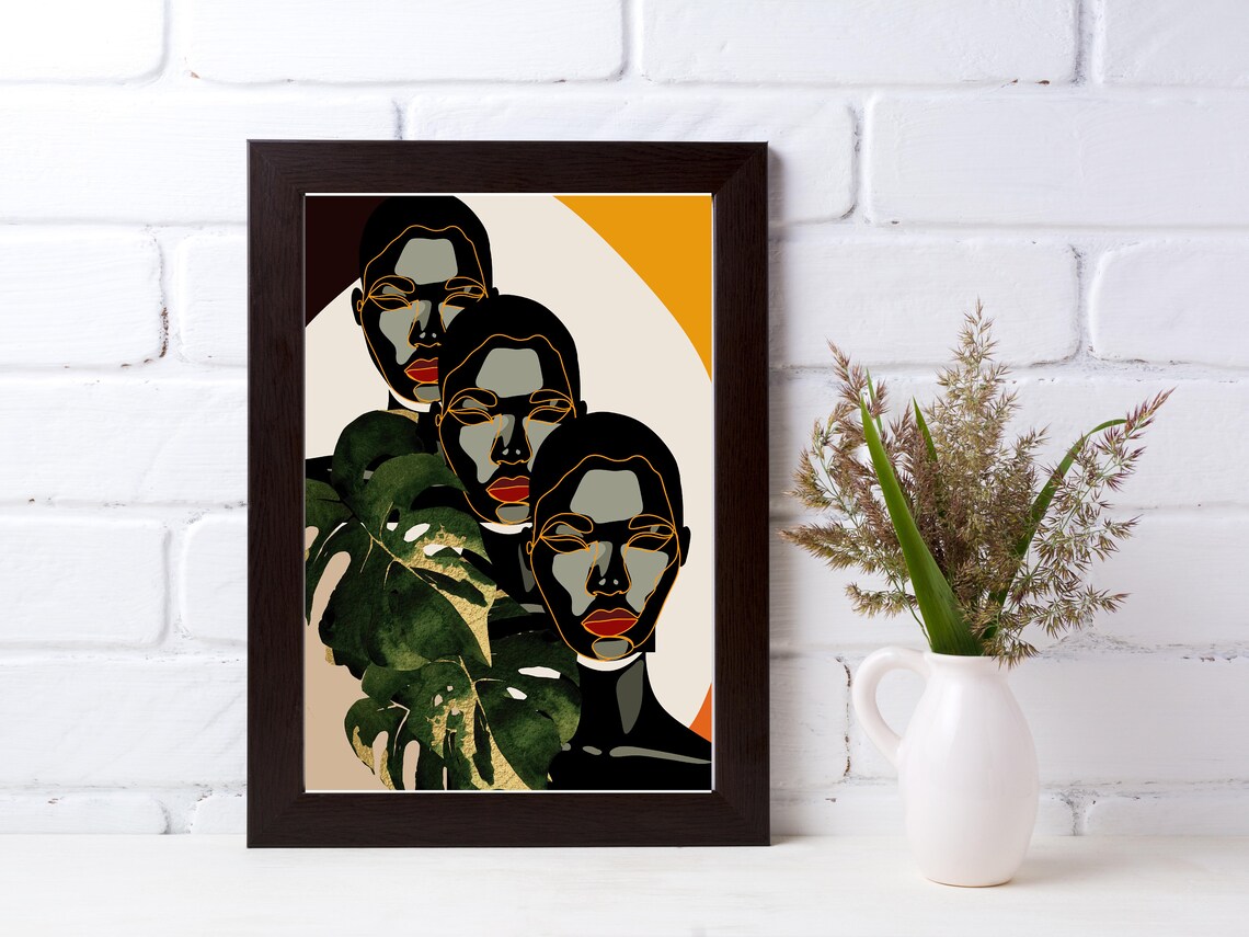 Black Digital Art Print Black Wall Art Instant Downloads - Etsy