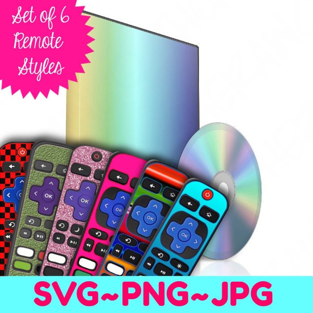 Custom Remote Skins Download, Svg Png & Jpg Custom Remote Sticker ...
