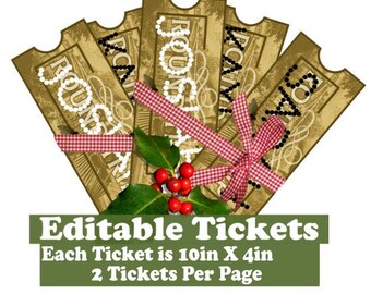 Polar Express Editable - Etsy