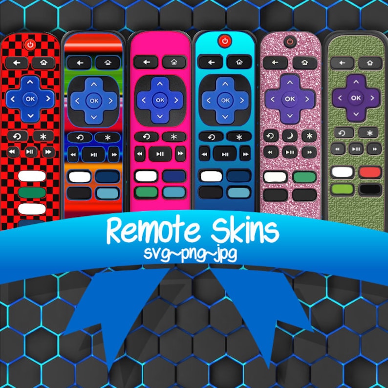 Custom Remote Skins Download, Svg Png & Jpg Custom Remote Sticker ...