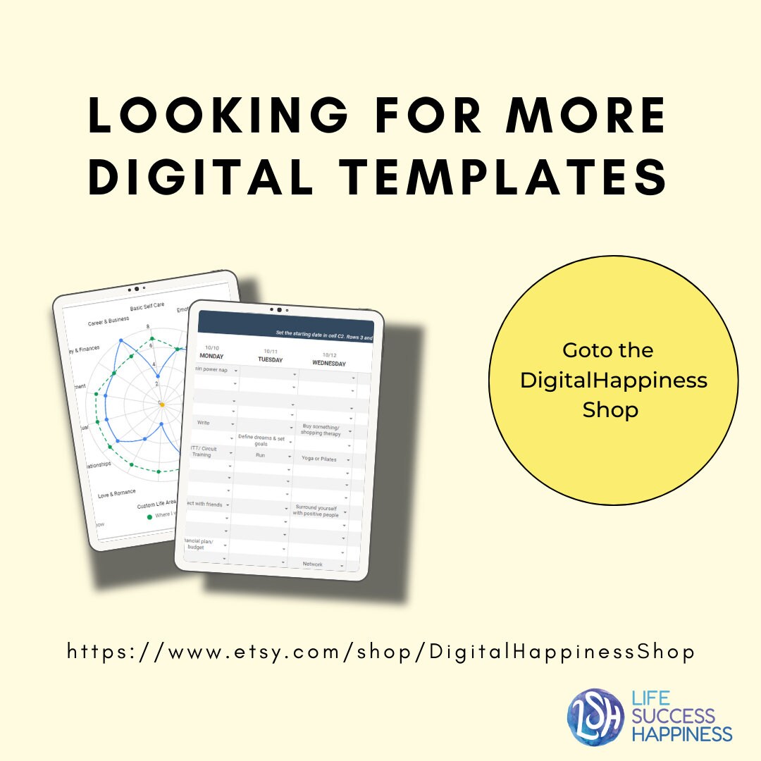 Printable Daily Habit Tracker for Productivity & Reminders Minimalist ...