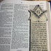 Masonic Freemasonry Set of 3 Wood and Leather Bookmarks Custom ...