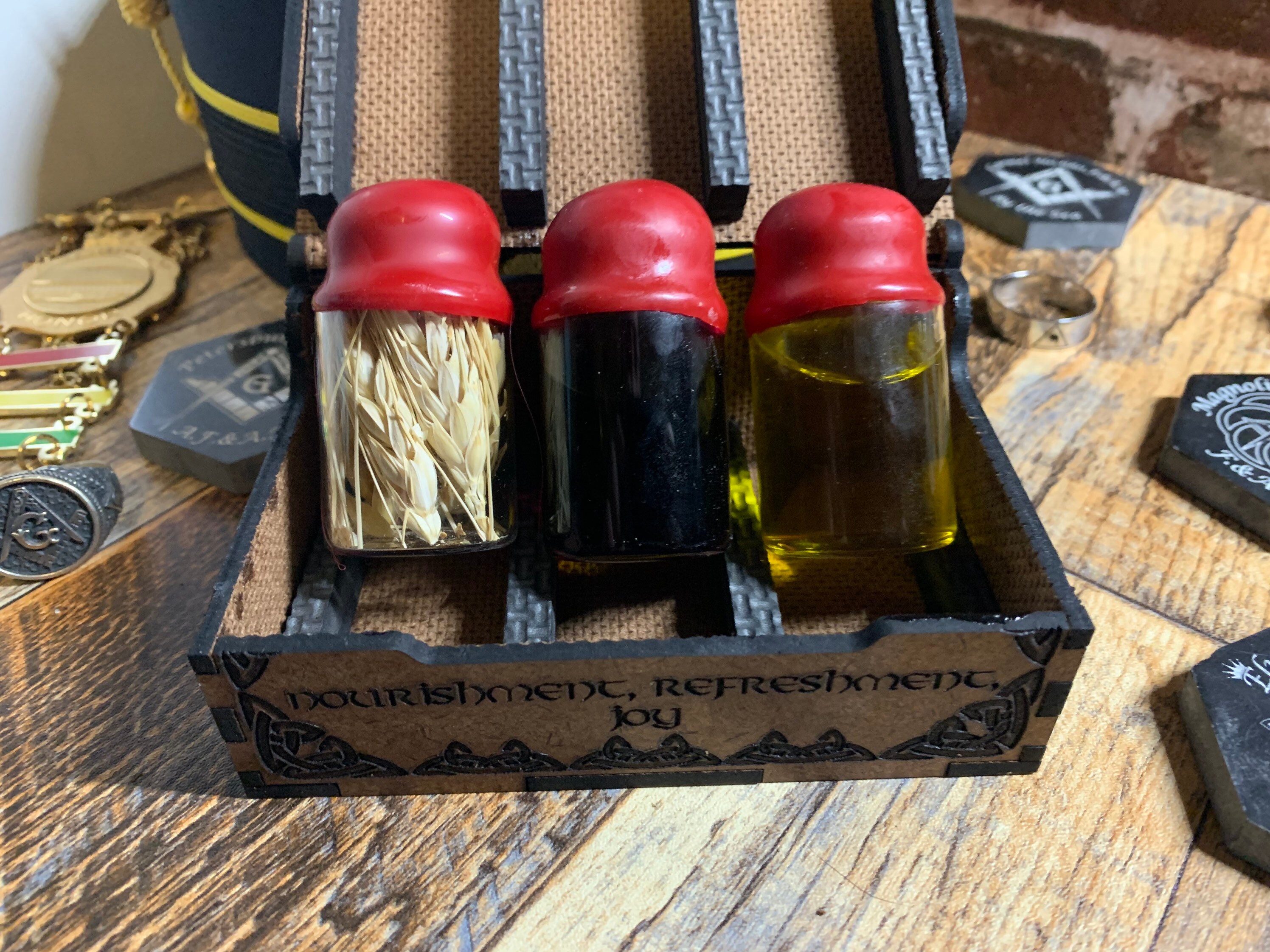 Masonic Wages of a Fellow Craft Gift Set - Perfect for Freemasons - Etsy
