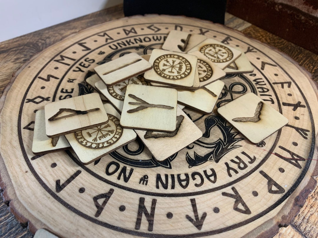 Norse Viking Elder Futhark Rune Tiles - Two Styles to Choose From - Etsy