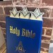 Masonic Freemasonry Set of 3 Wood and Leather Bookmarks Custom ...