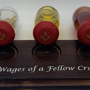 The Wages of a Fellow Craft Display - Freemason Wall Decor Gift - Etsy
