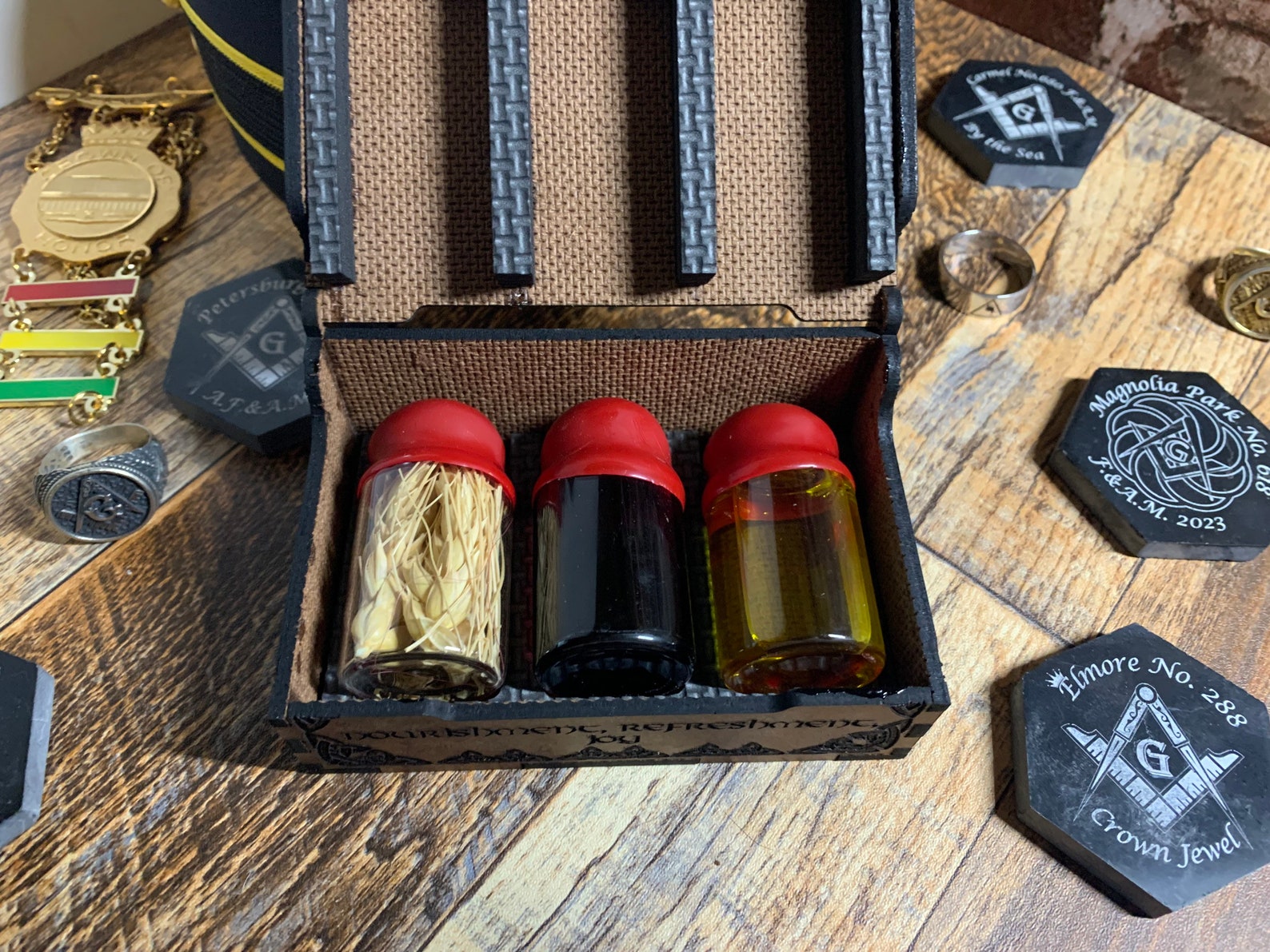 Masonic Wages of a Fellow Craft Gift Set - Perfect for Freemasons - Etsy