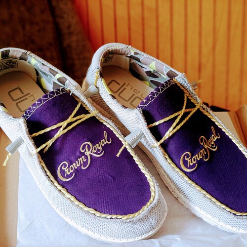 Custom Crown Royal Hey Dudes Grey - Etsy