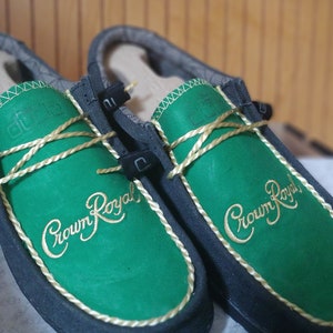 Custom Crown Royal Hey Dudes Black - Etsy