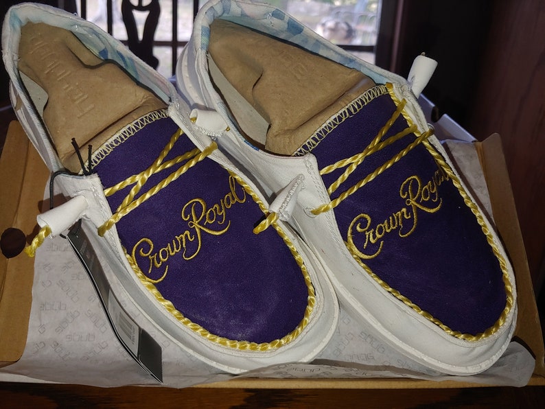 Custom Crown Royal Hey Dudes - Etsy