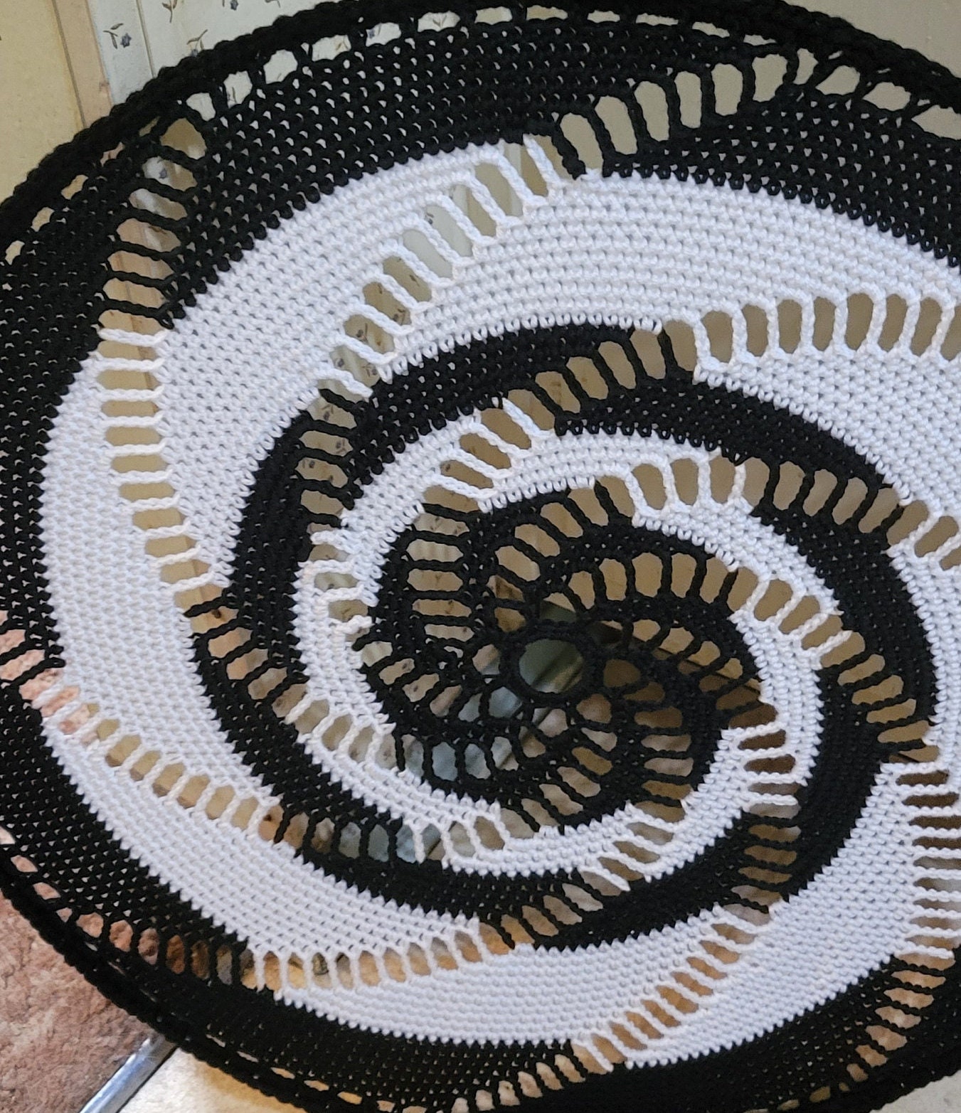 PDF DIGITAL Crochet Pattern Spiral Wheelchair Wheel Cover Gift for ...