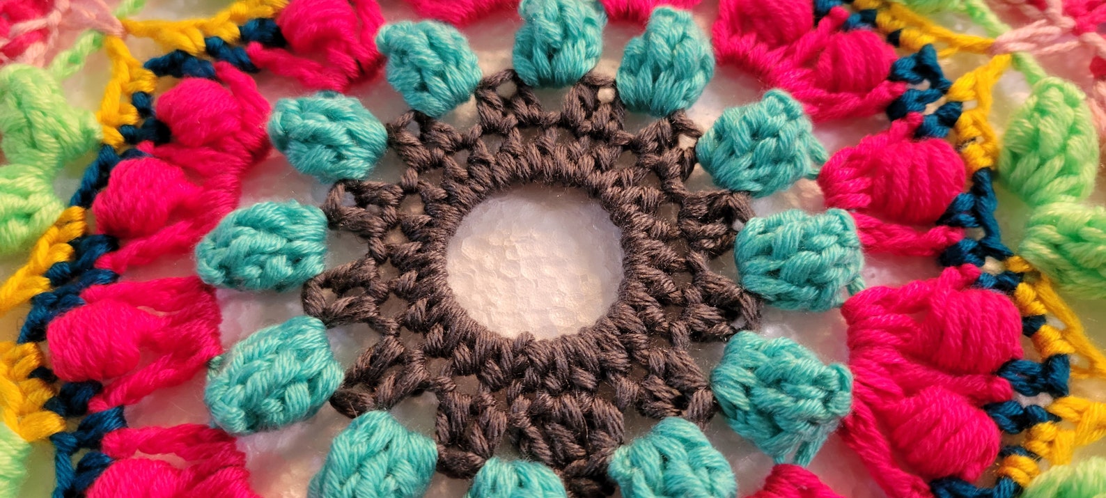 Crochet Wheelchair Wheel Cover Pattern, Mandala Decoration (PDF Digital ...