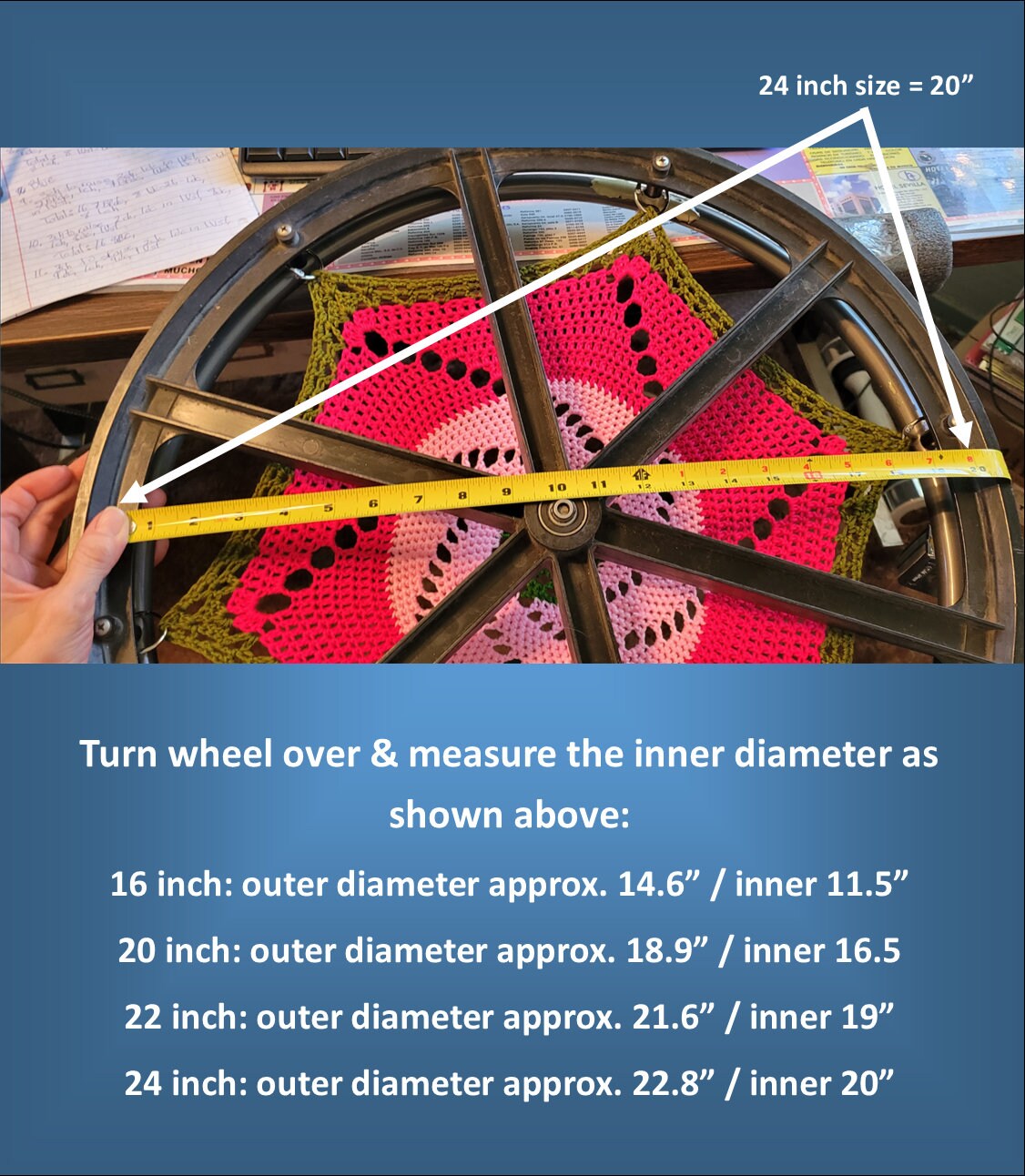 PDF DIGITAL Crochet Pattern Wheelchair Wheel Cover Gift for Wheelchair ...