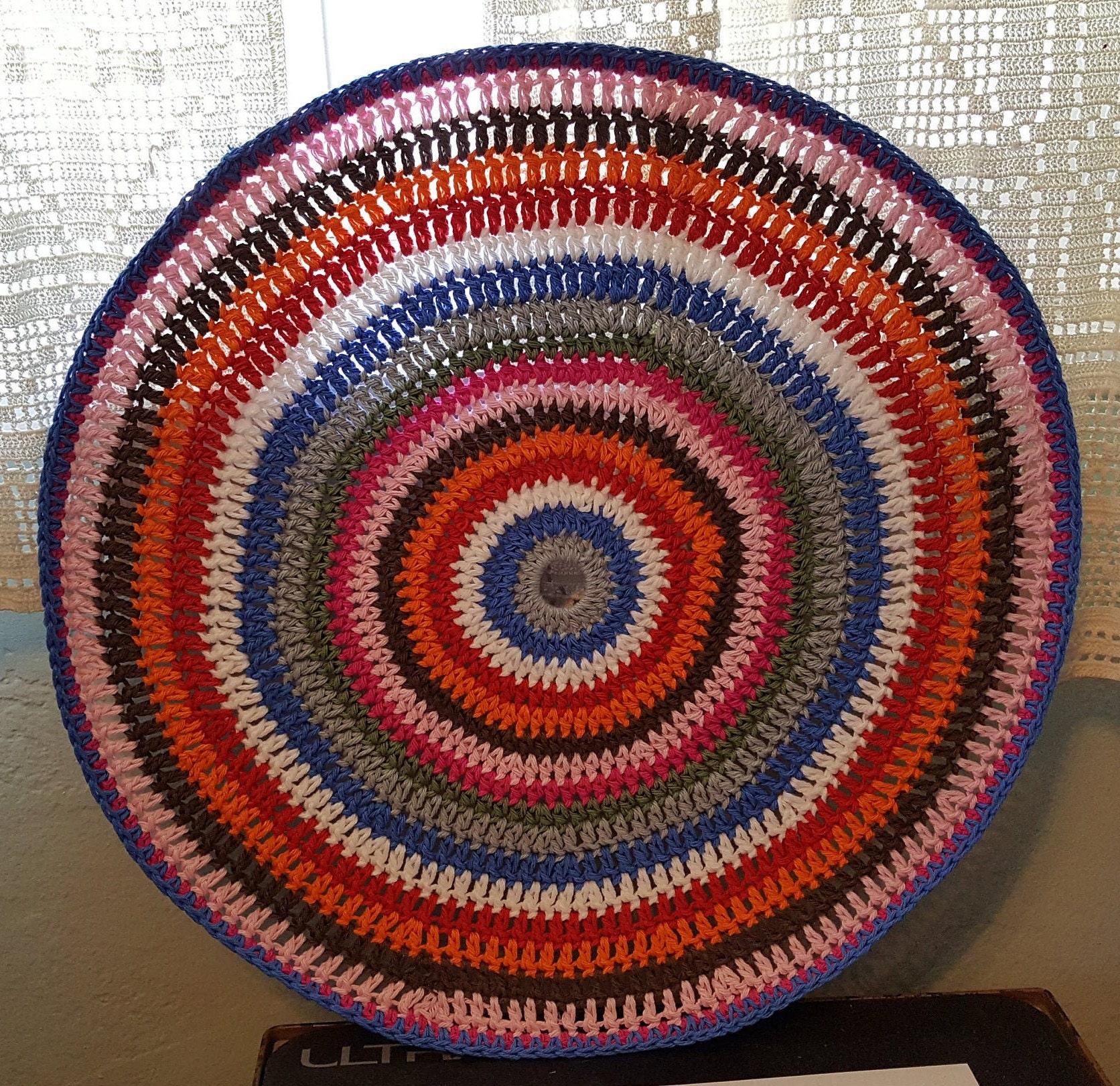 Crochet Wheelchair Wheel Cover Pattern, Mandala Design (PDF Digital) - Etsy