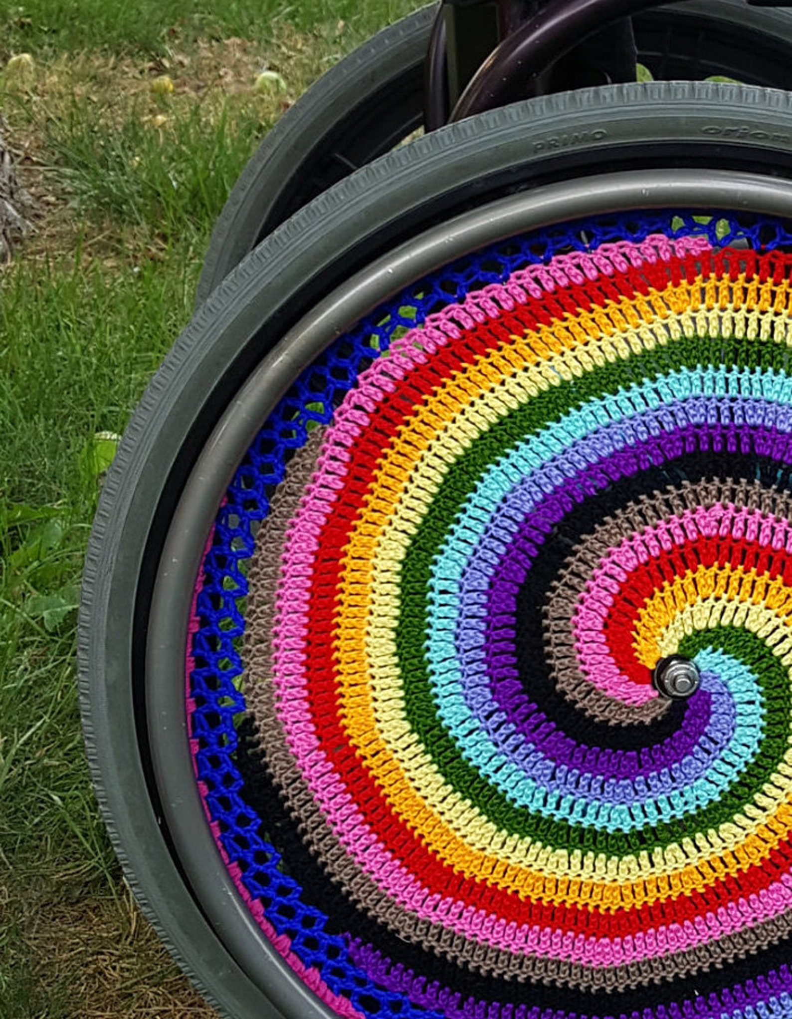 Pattern PDF Crochet, Wheelchair Wheel Cover, Gift for Wheelchair Friend ...