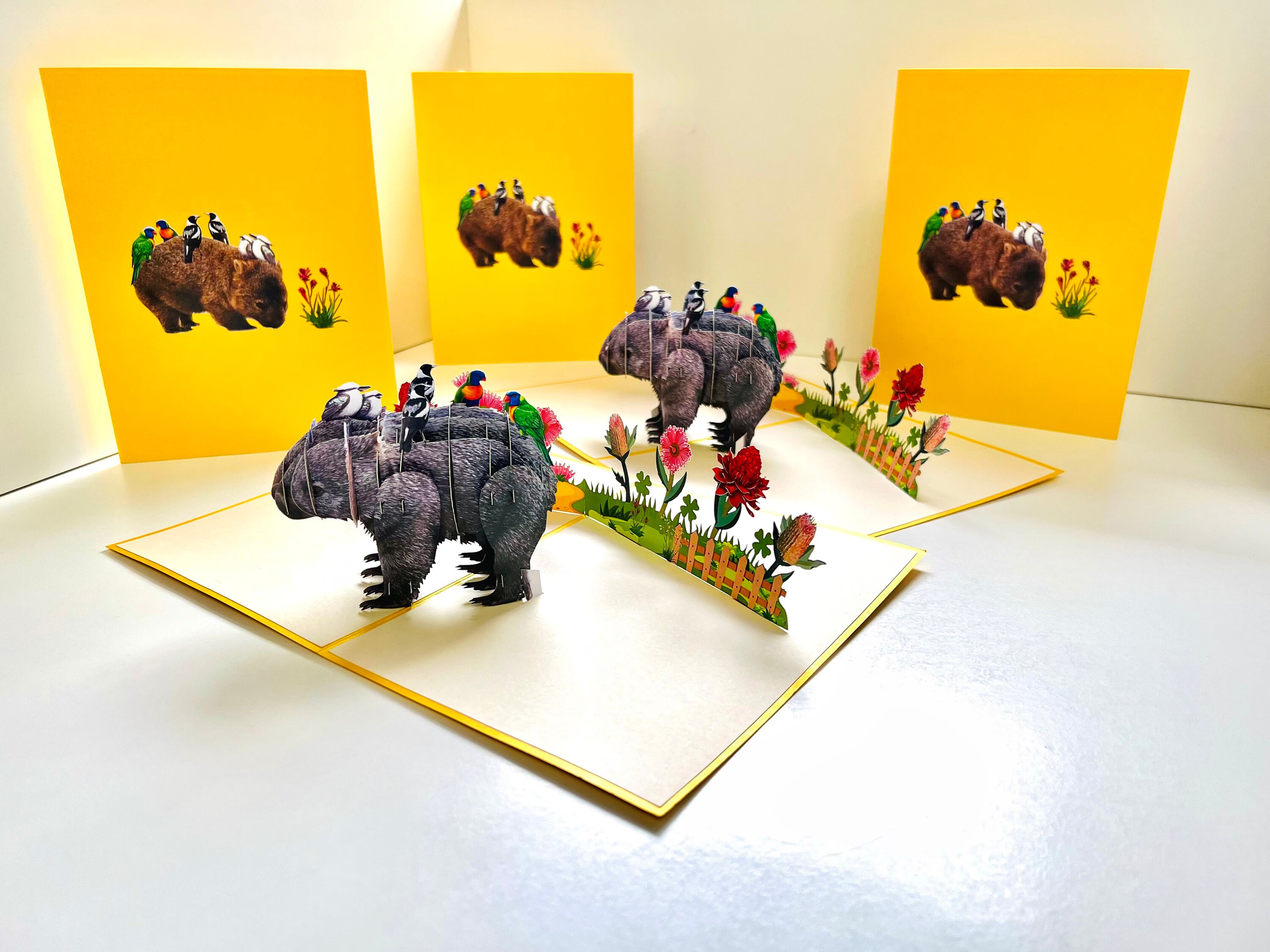 The Wombat One of Australia's Iconic Animals 3D Pop up Greeting Card ...