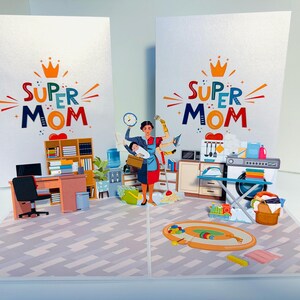 SUPER MOM - Incredible Multitasking Abilities of the Modern Mother - 3D ...
