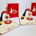 Wine Bottle and Glass Card - Created by Origami Pop Cards Sydney ...