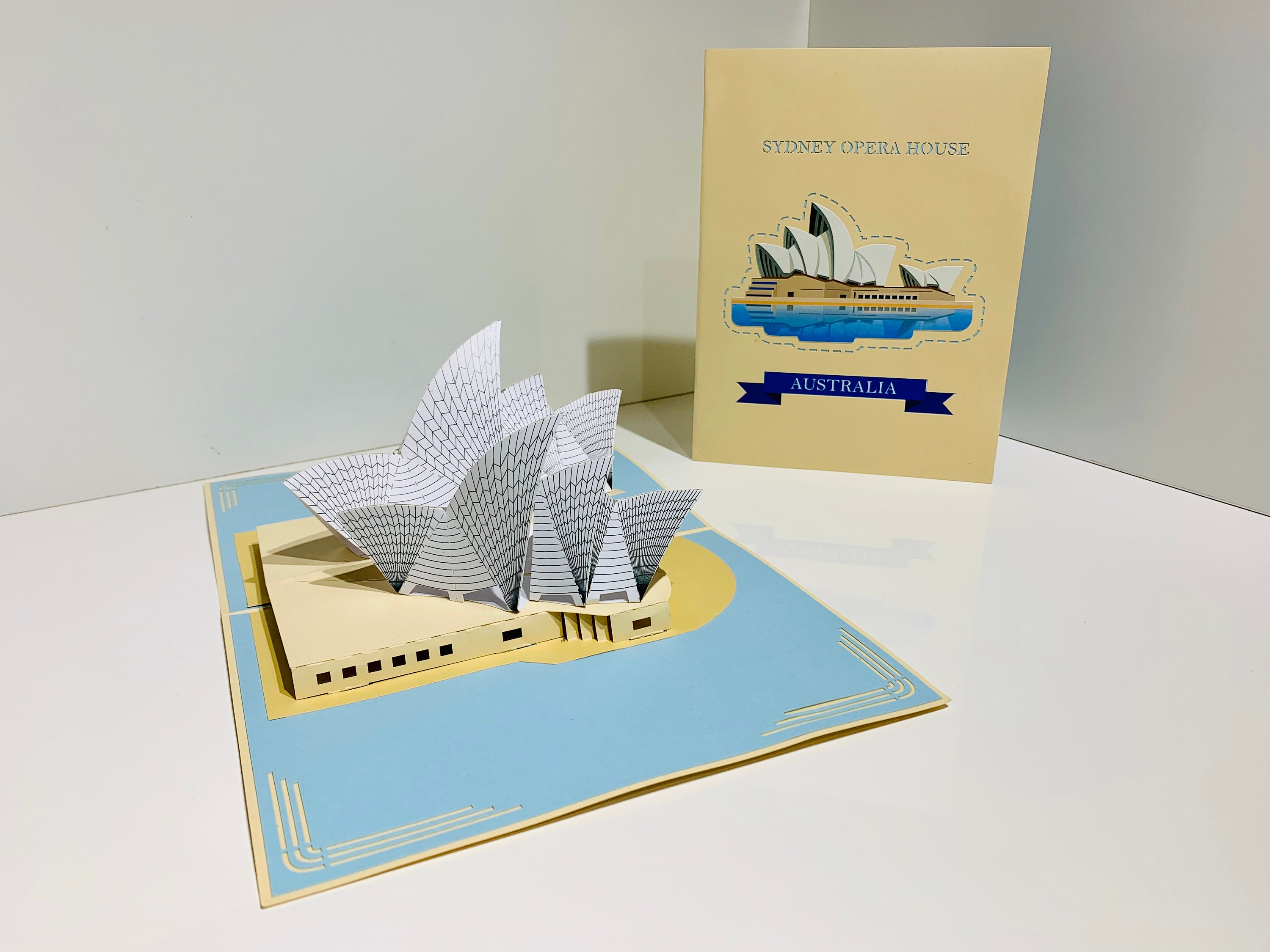 Prachtige Sydney Opera House Australia Card Gemaakt door - Etsy Nederland