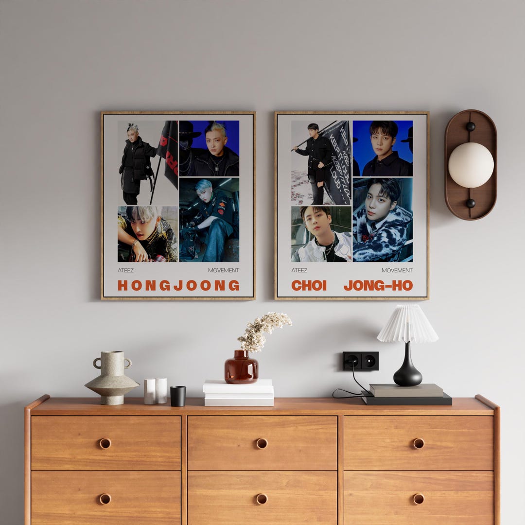 Ateez Movement Album Poster, Ateez Print, A3 Print, A4 Print, A5 Print ...