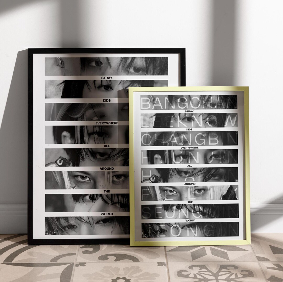Stray Kids Poster, SKZ K-pop Print, Matte Textured Paper - Etsy