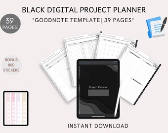 Project Planner Printable: Project Manager Printable to Plan & Track ...