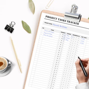 Project Planner Printable: Project Manager Printable to Plan & Track ...
