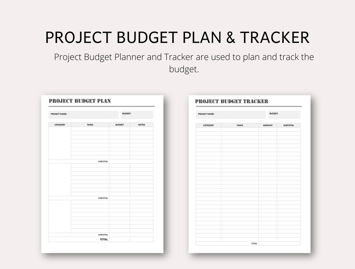 Project Planner Printable: Project Manager Printable to Plan & - Etsy ...