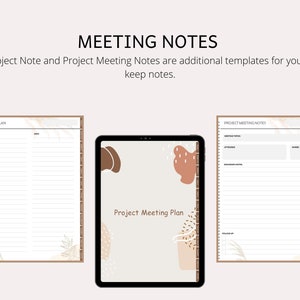 Digital Project Planner for Goodnote, Undated Monthly, Weekly,daily ...