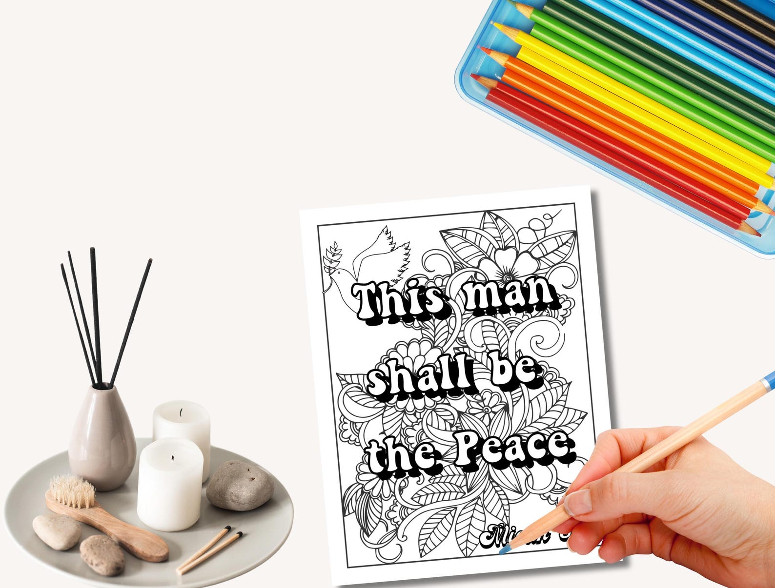 50 Bible Verse Coloring Page | Christian Mindfulness Printable ...