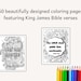 50 Bible Verse Coloring Page | Christian Mindfulness Printable ...