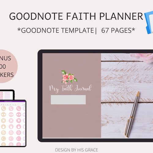 Digital Bible Planner Bible Journal Faith Devotional Bible | Etsy