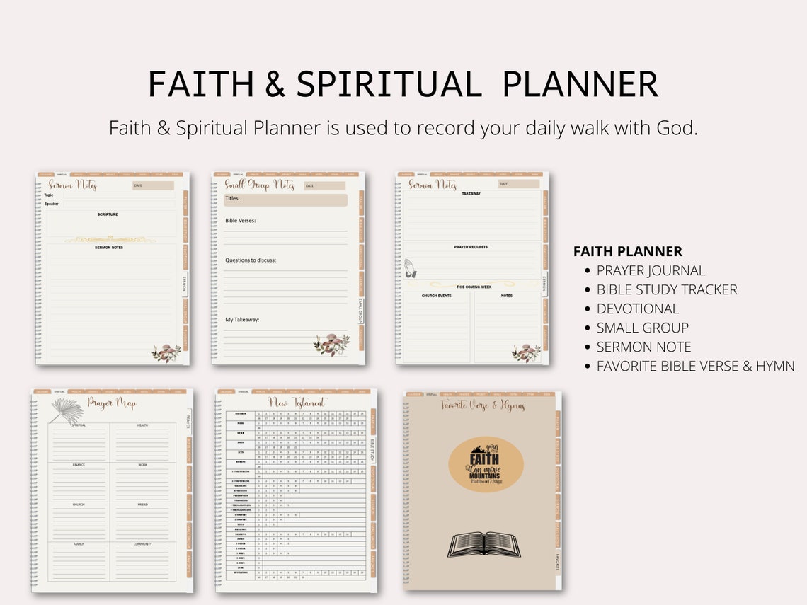 Ultimate Christian Life Planner for Goodnote Digital Planner - Etsy