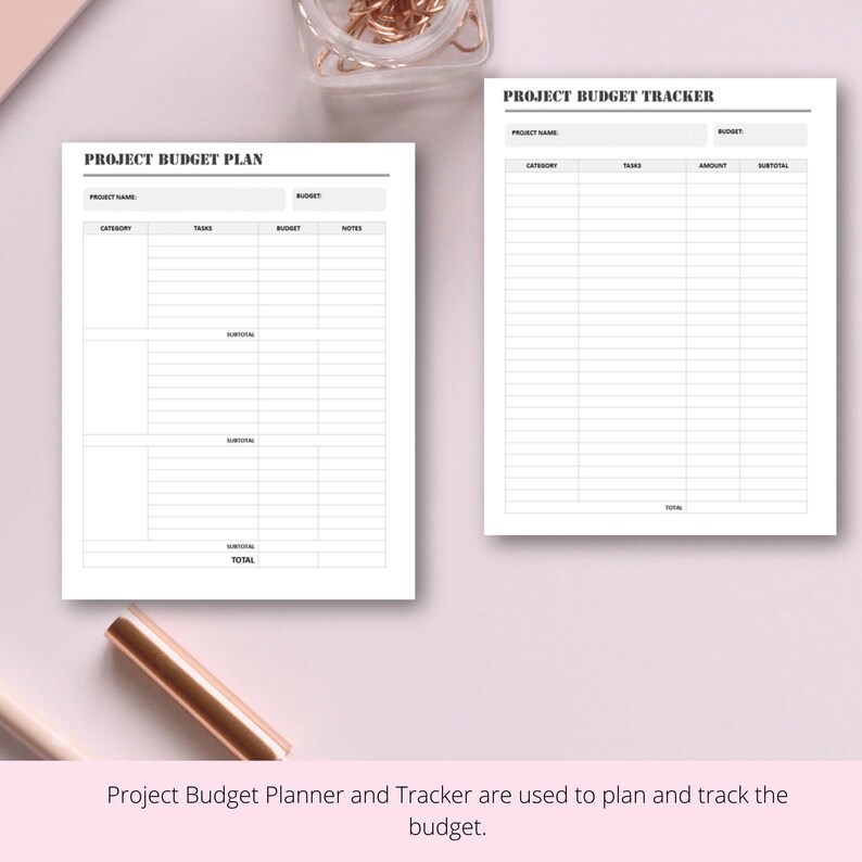 Project Planner Printable: Project Manager Printable to plan & | Etsy