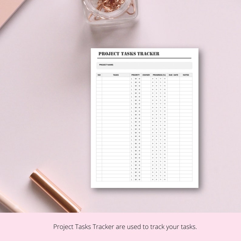 Project Planner Printable: Project Manager Printable to plan & | Etsy