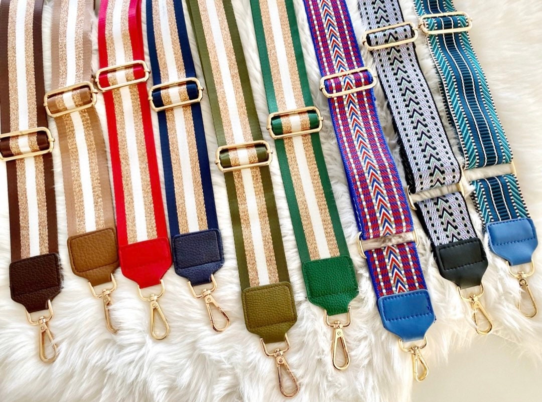 Sangle de sac, bandoulière réglable, sangle à motifs, bracelet de sac ...