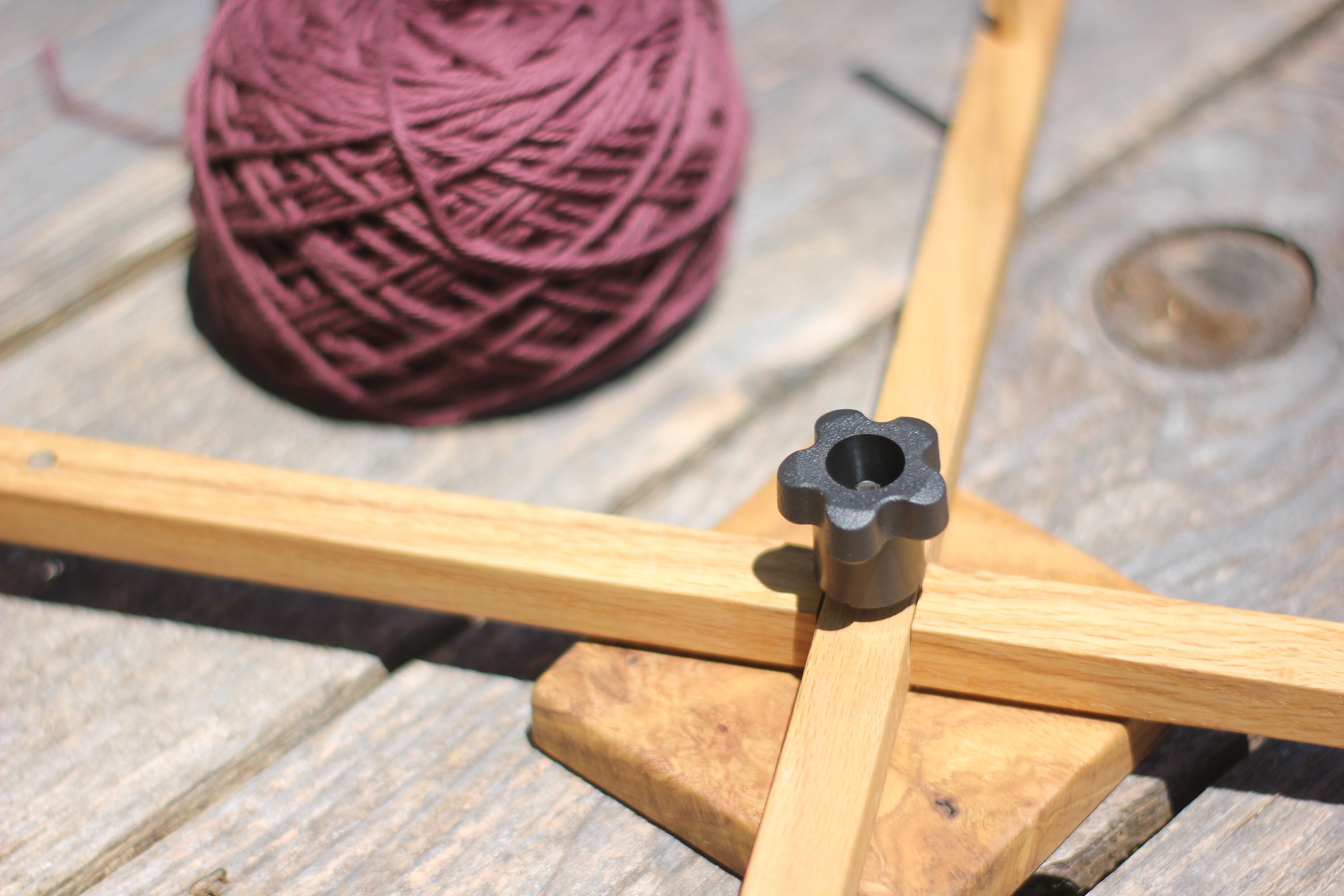 Yarn Swift, Table Top, Made With Local Wood - Etsy