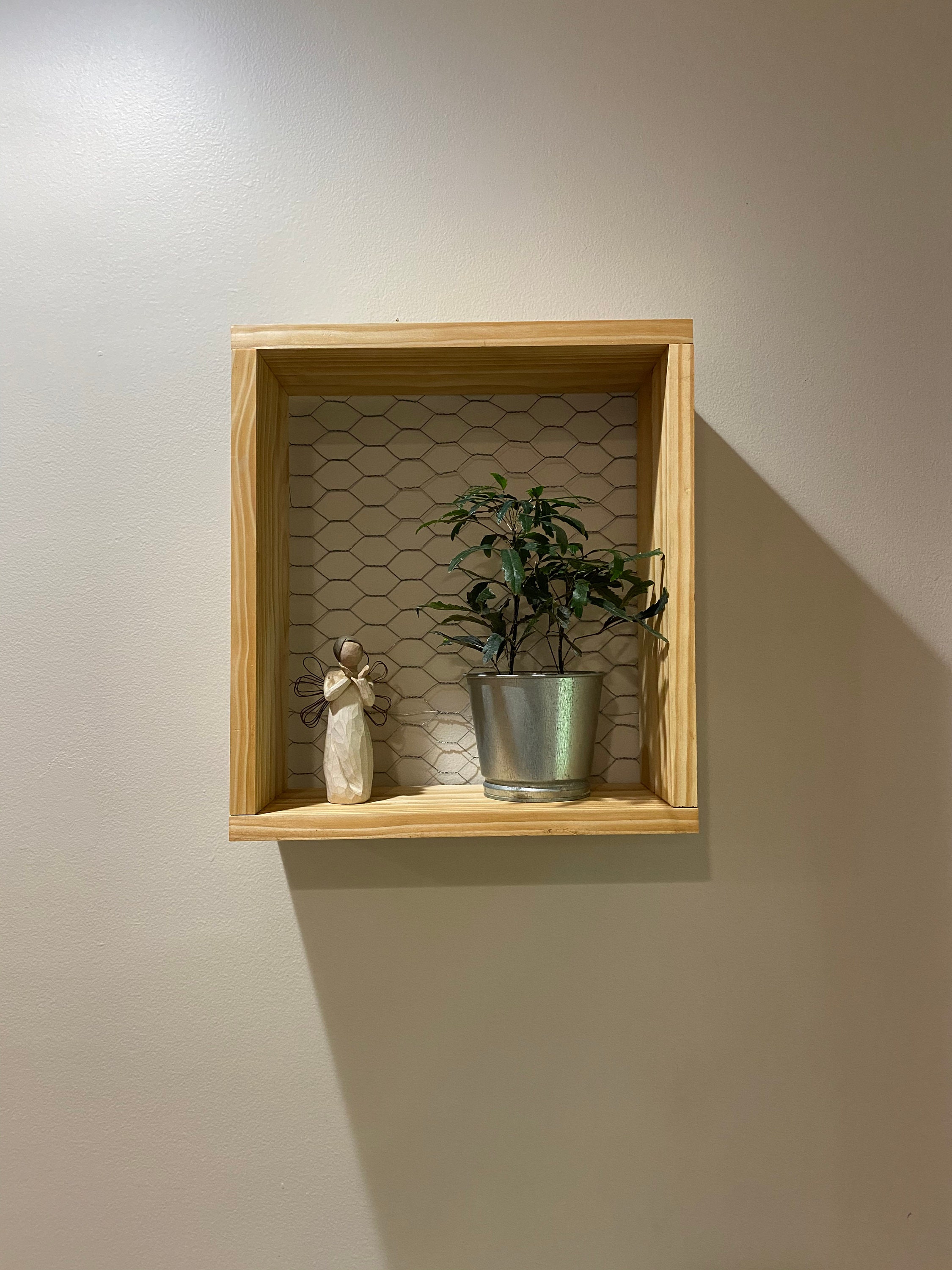 Rustic Wall Box Shelf - Etsy