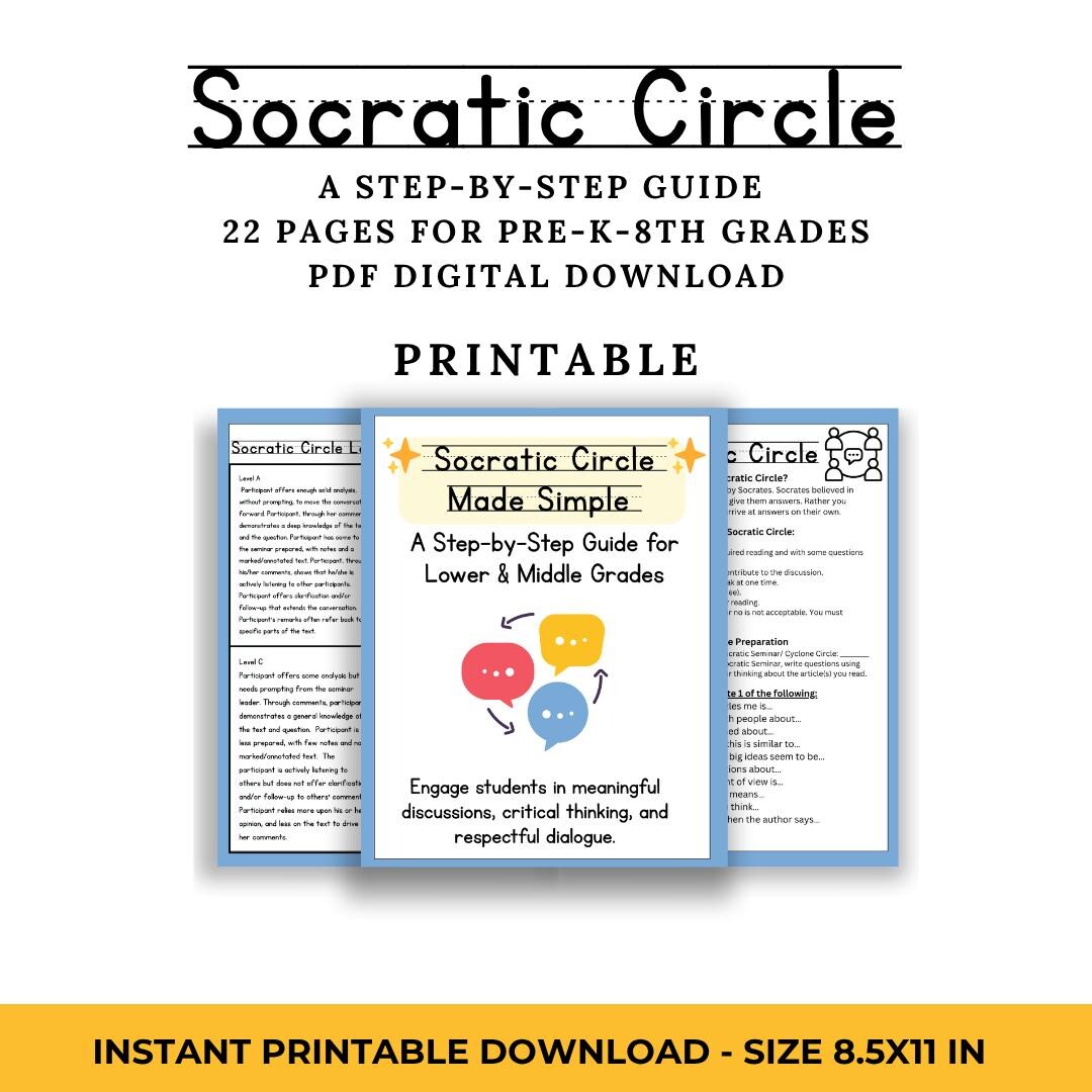 Socratic Circle Made Simple – A Step-by-step Guide for Lower & Middle ...