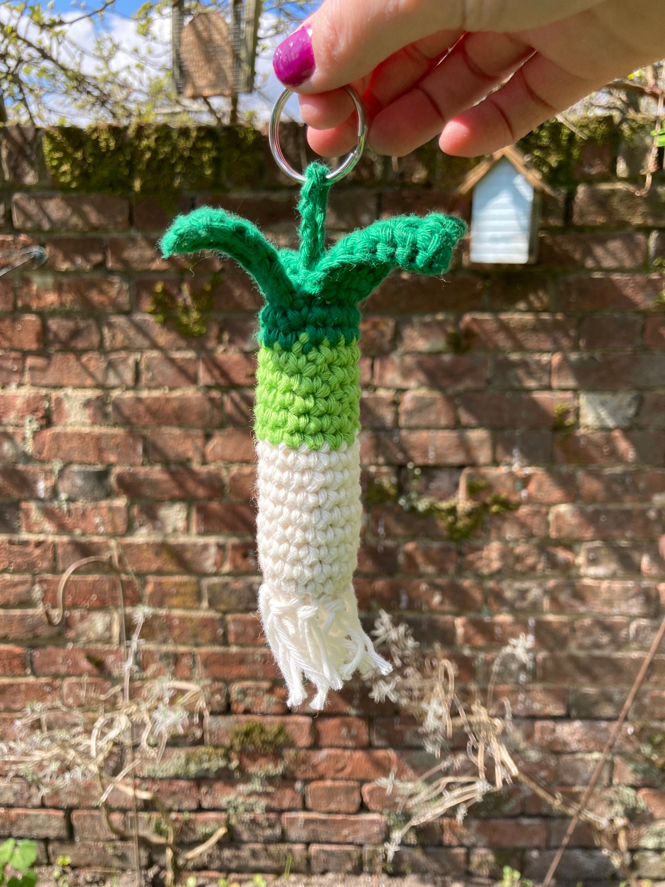 Fruit and Veg 3D Crochet Keyrings/decorations - Etsy