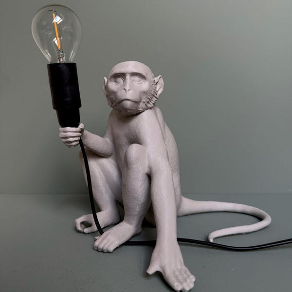 Monkey Lamp - Etsy