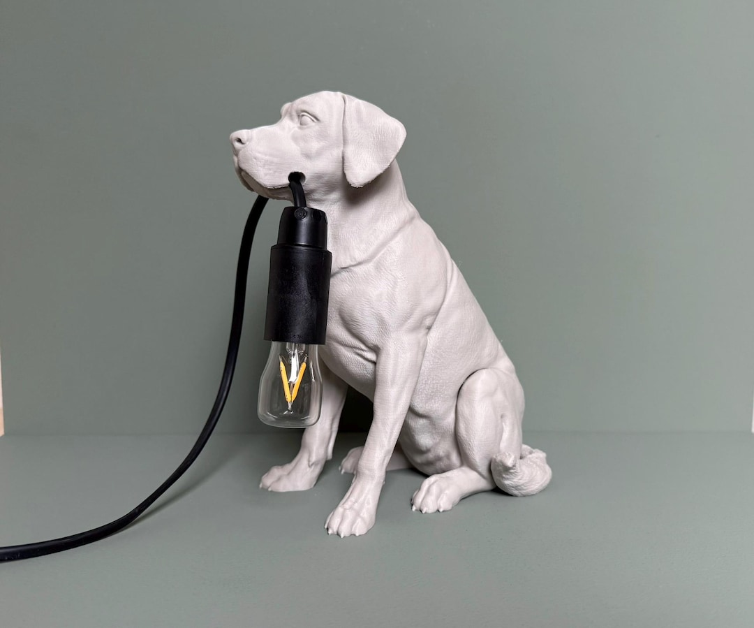 Labrador Table Lamp – Unique Dog Lamp With Mood Lighting – Perfect Gift ...