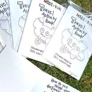 Travel Activity Booklet - Etsy
