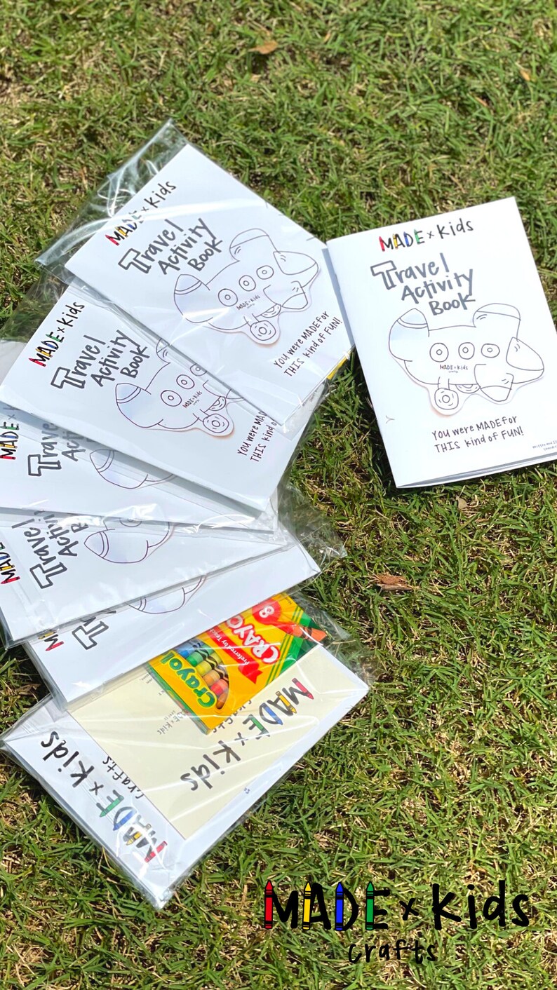 Travel Activity Booklet - Etsy