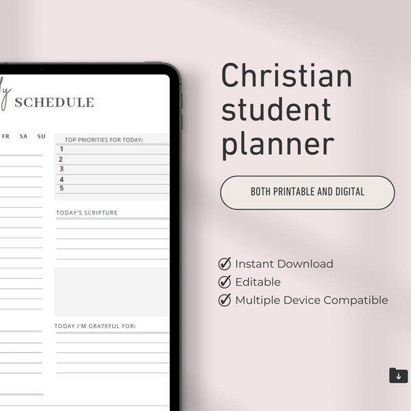 2024 Christian Planner - Etsy